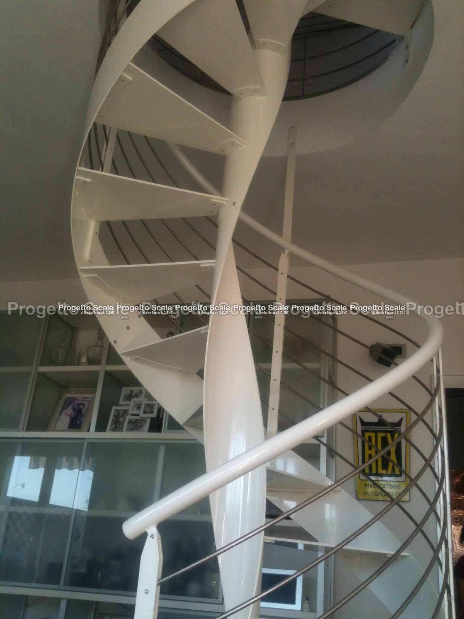 Scale elicoidali struttura in metallo: Scala elicoidale Helix 16