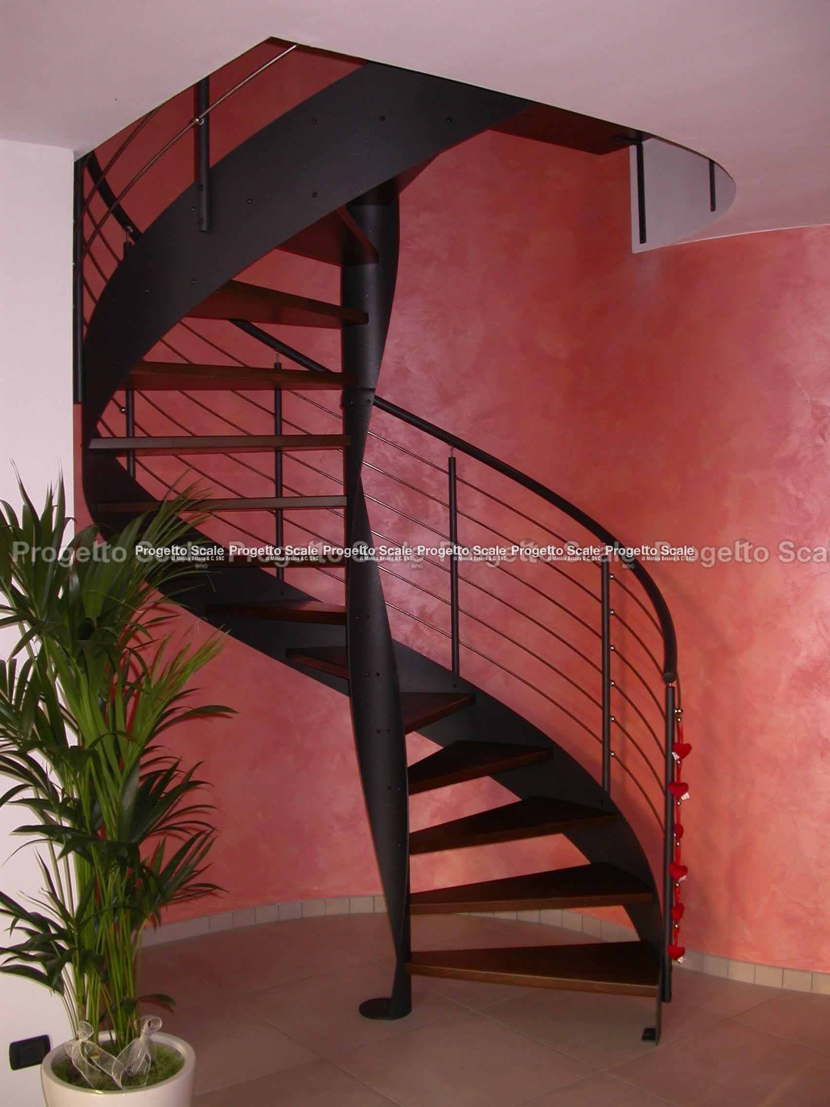 Scale elicoidali struttura in metallo: Scala elicoidale Helix 4