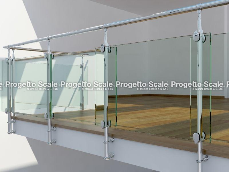 Ringhiere in acciaio e vetro: Ringhiera Gelosia